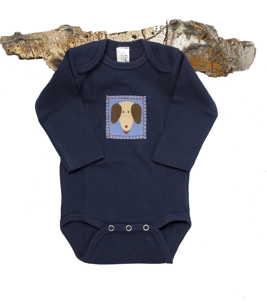 Yip&Yap Gift Set (navy onesie, shoes) – Cade&Co